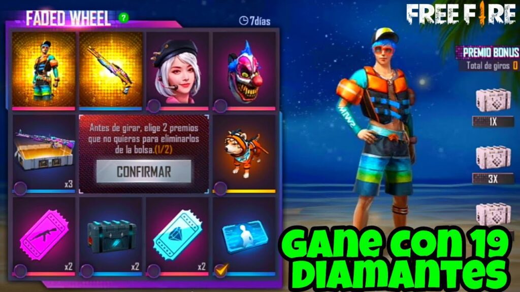 Qué es la ruleta de Free Fire y cómo funciona